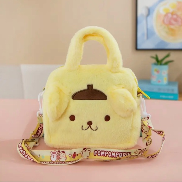 Sanrio | Bags | Sanrio Pompompurin Yellow Plush Bag | Poshmark